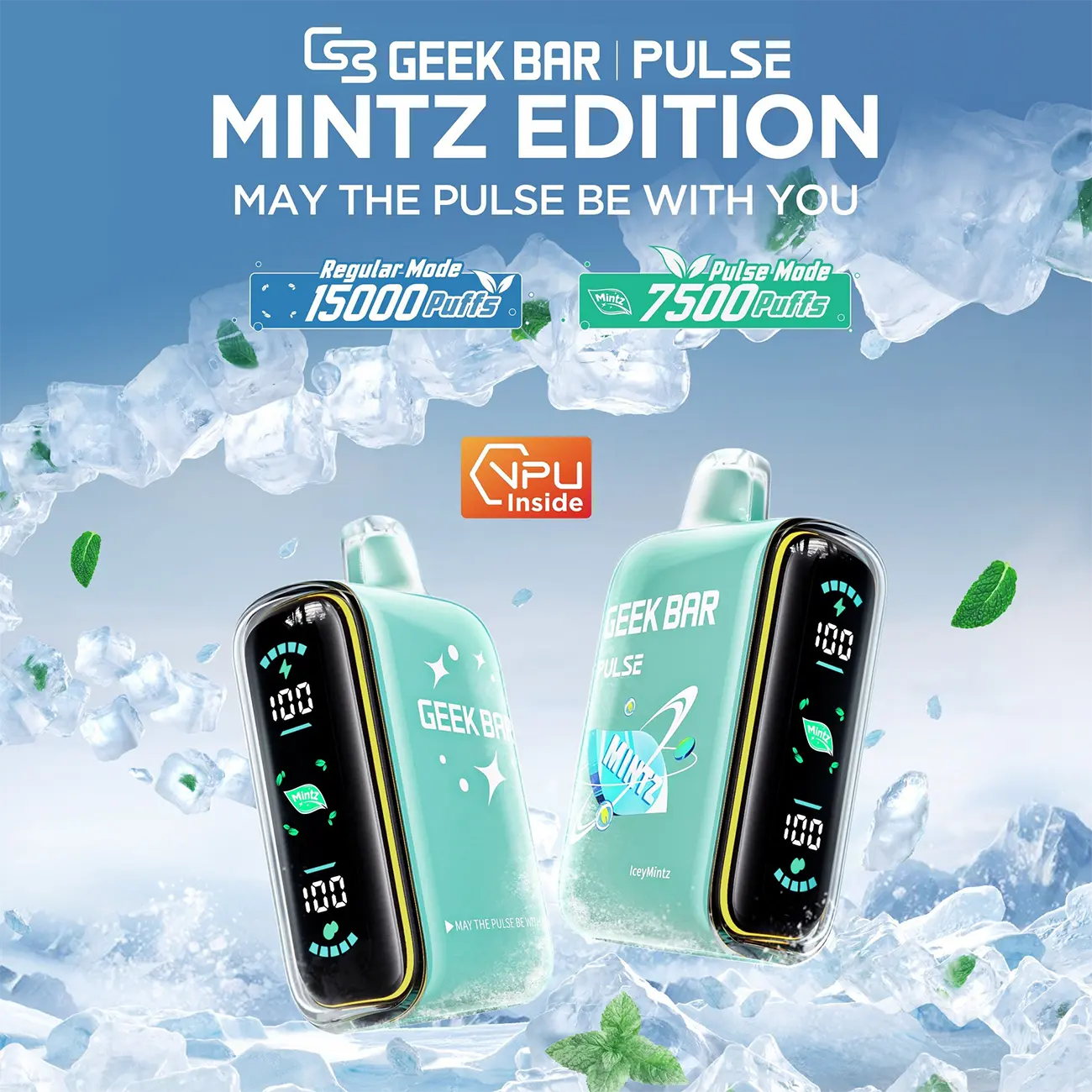 Geek Bar Pulse 15K Puffs Mintz Edition